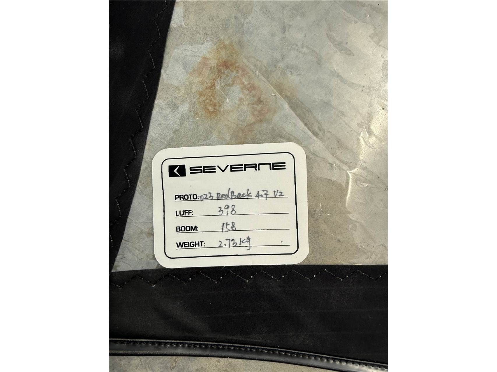 Severne Custom Redback 4.7 metre windsurfing sail for sale