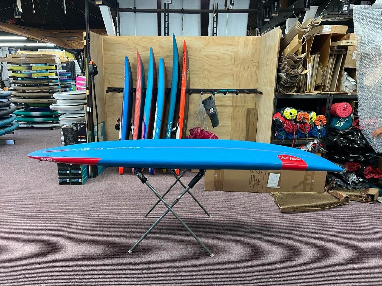 Starboard Whopper Blue Carbon 36 inches 11' 0" stand up paddle wave ...