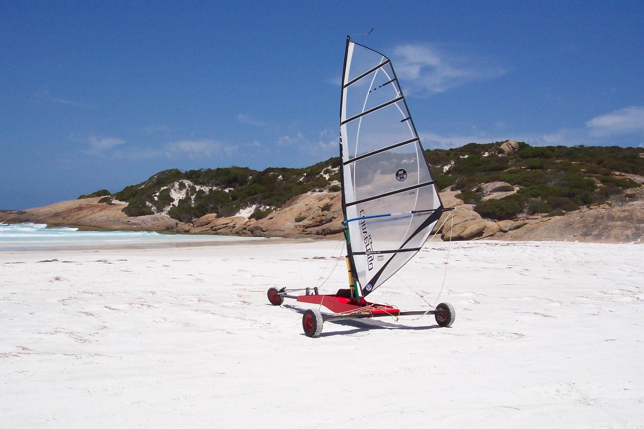 Land Yachting wind flyer