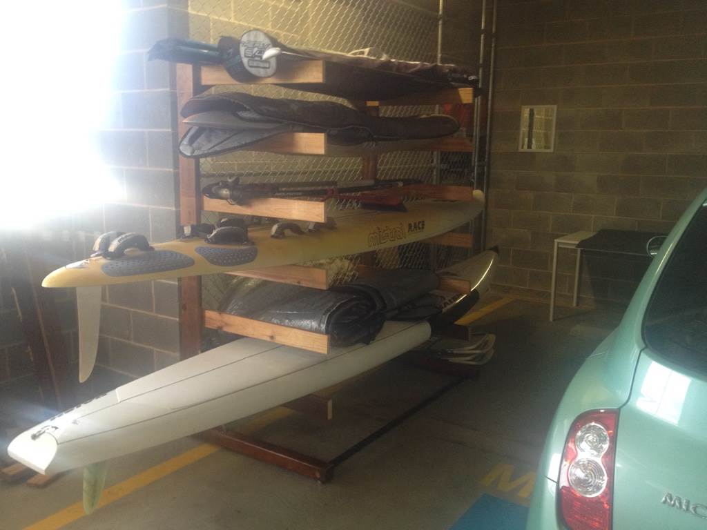 Board racks at home | Windsurfing Forums, page 1 - Seabreeze